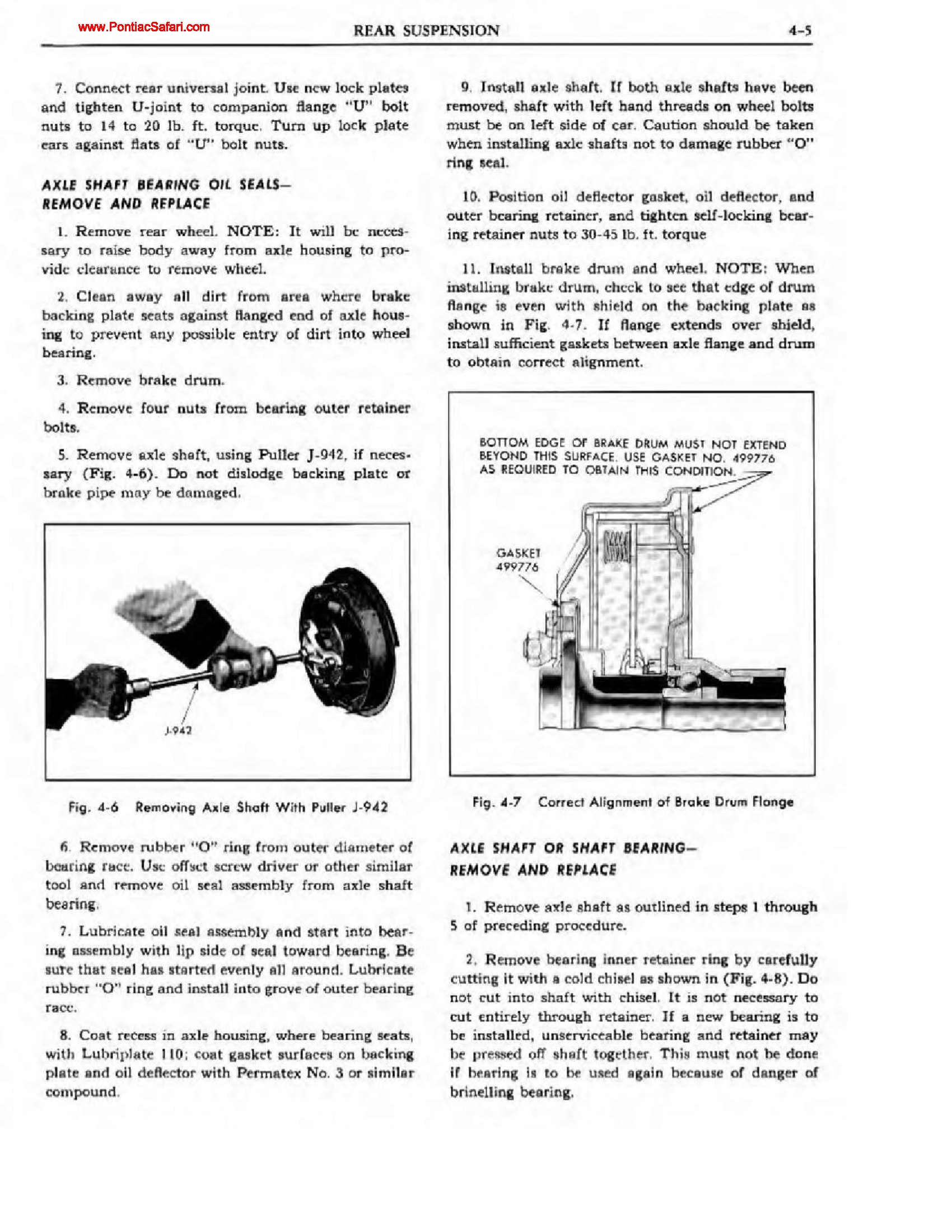 1957 Pontiac Shop Manual - Rear Suspension Page 5 of 31